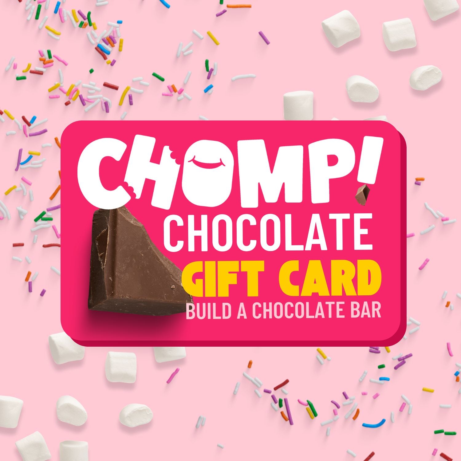 Chomp! Chocolate | Build Your Own Chocolate Bar